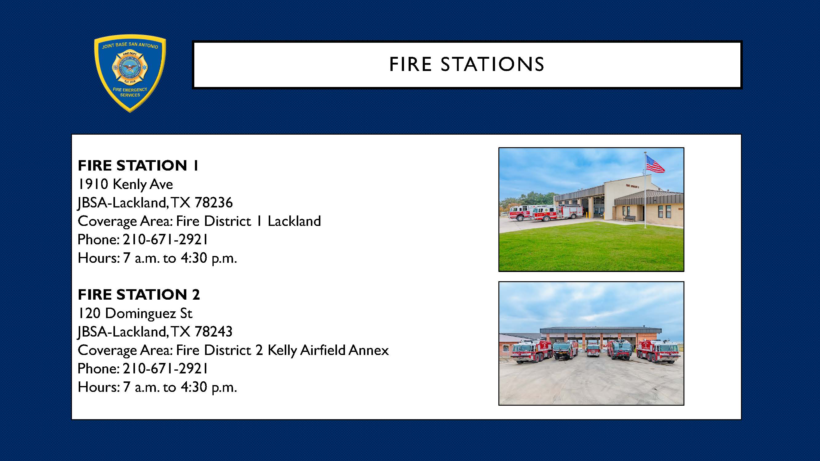 Joint Base San Antonio > Resources > JBSA Fire & Emergency Services