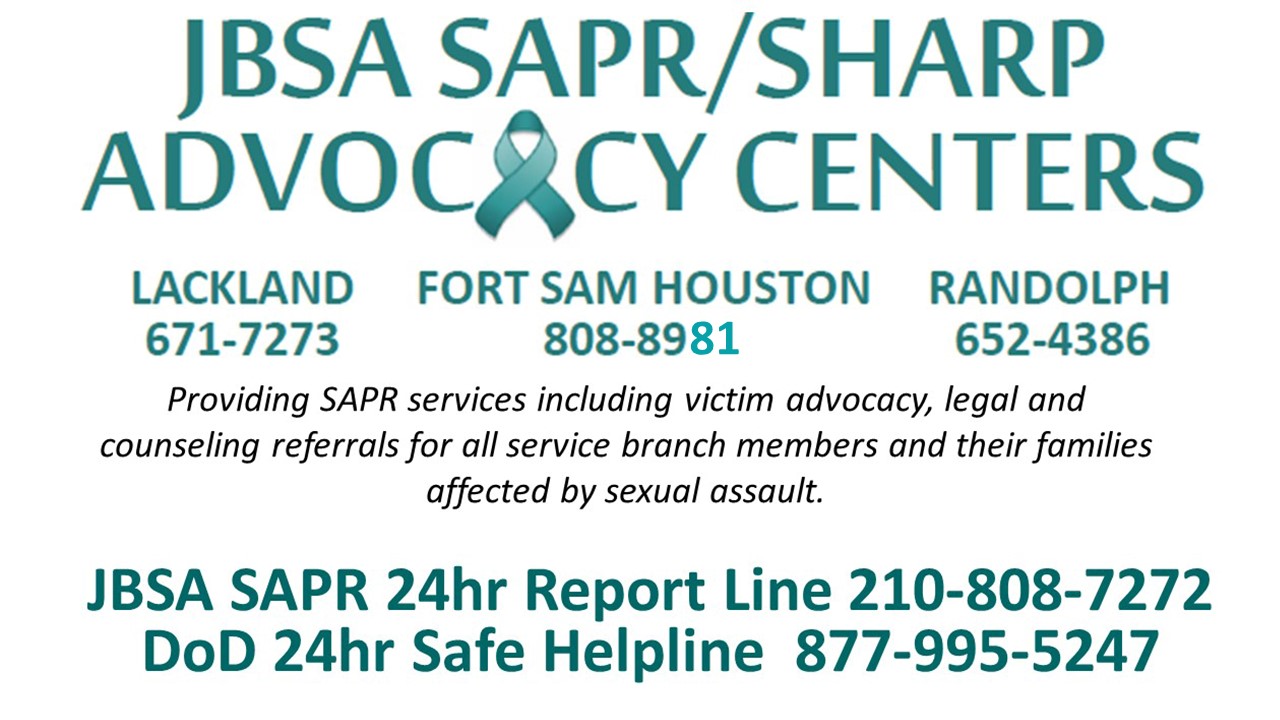 Joint Base San Antonio > Resources > Resiliency > Sexual Assault ...