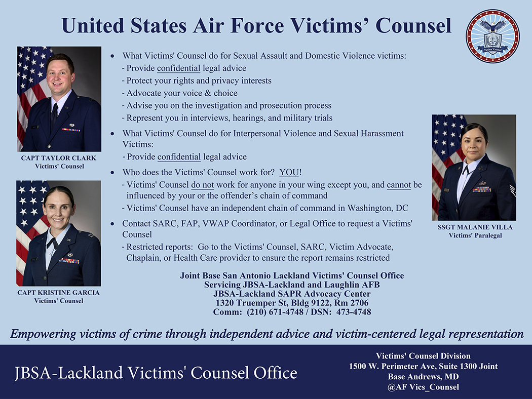 Joint Base San Antonio > Resources > Resiliency > Sexual Assault ...